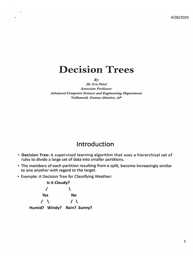 Decision Trees | PDF