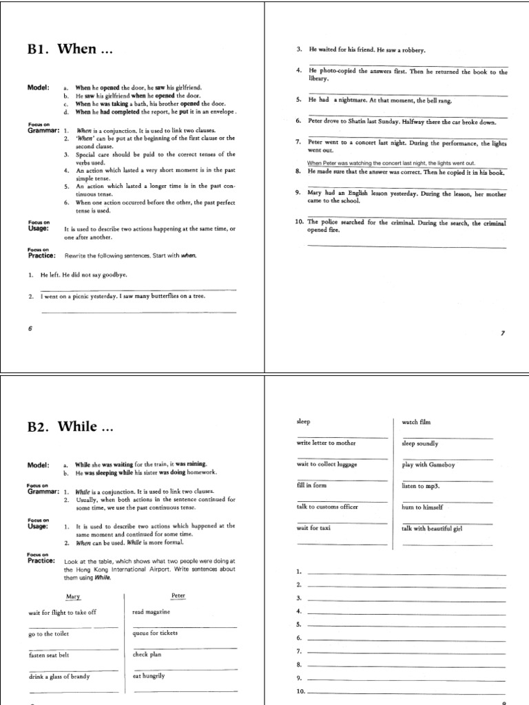 Sentence Patterns | PDF