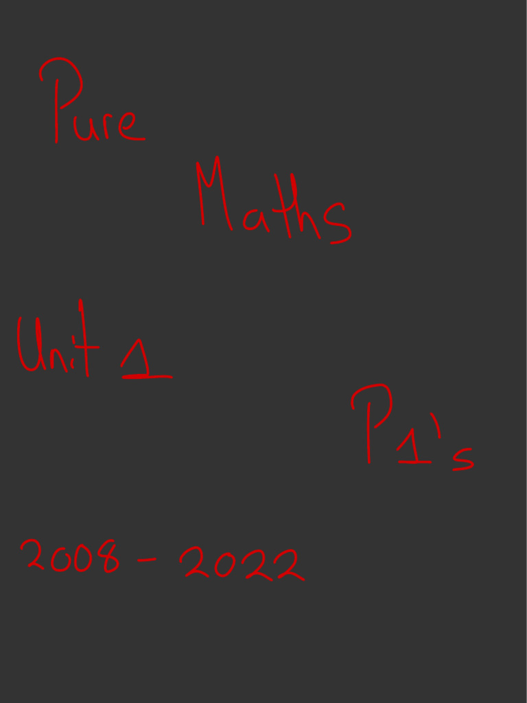 CAPE Unit 1 Pure Mathematics P1 Answers | PDF | Mathematics ...