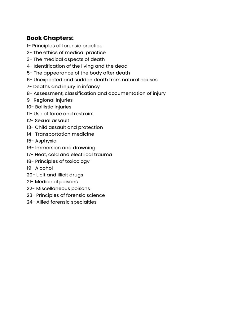 Previous Forensic Questions Final Draft 2 | PDF | Autopsy | Forensic Science
