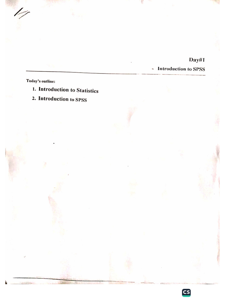 SPSS Sheet DW - Sir | PDF