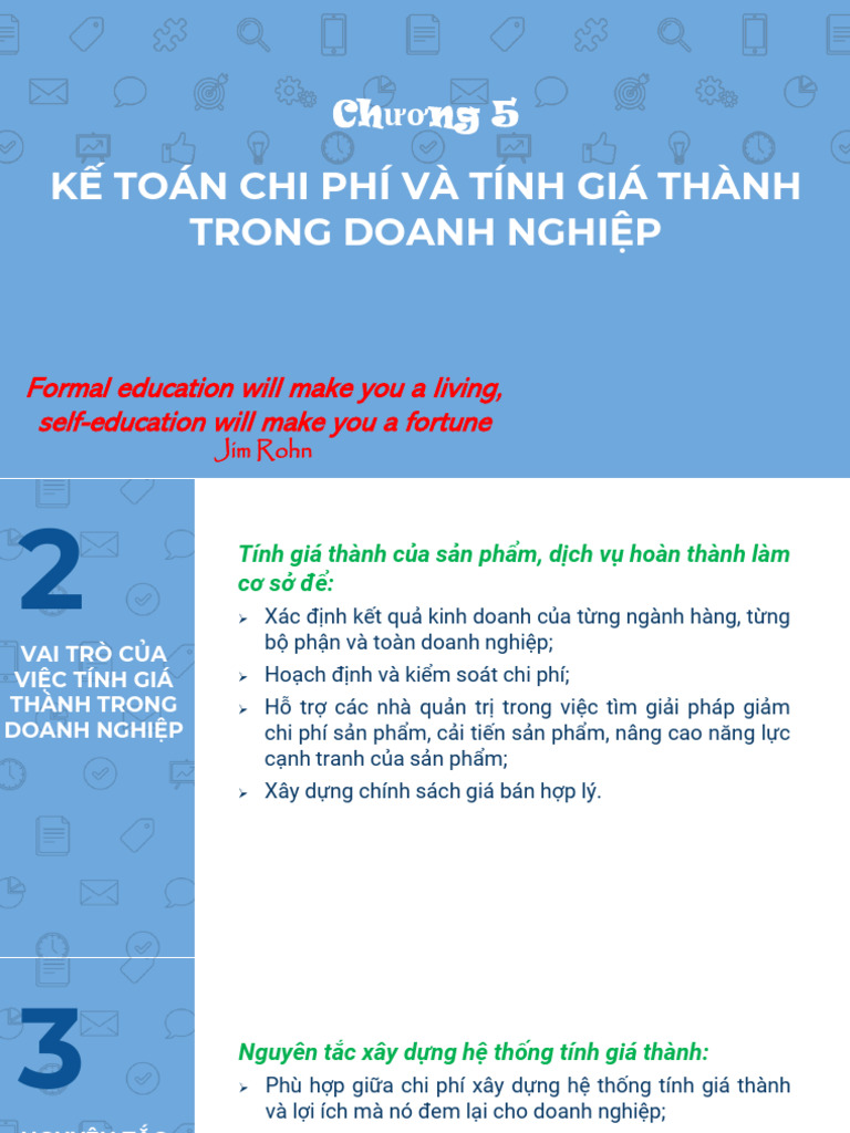 Ch5-Kế Toán Chi Phí Và Tính Giá Thành | PDF