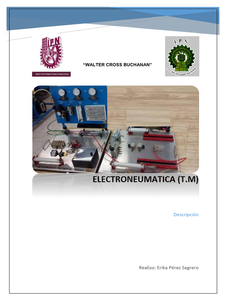 Practicario Electroneumatica | PDF | Pistón | Neumático
