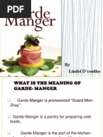 Definition of Garde Manger, Hierarchy in Garde Mange | PDF | Garde ...