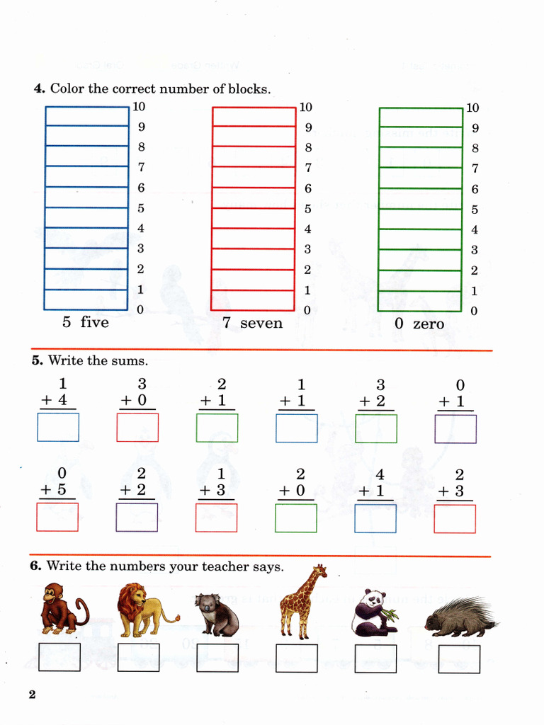 Test 1 - 1 Math | PDF
