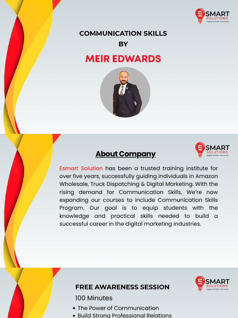 Communication Skills Outline | PDF