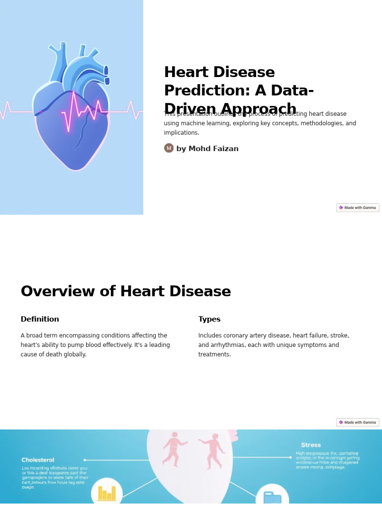 Heart Disease Prediction A Data Driven Approach | PDF | Cardiovascular Diseases | Machine Learning