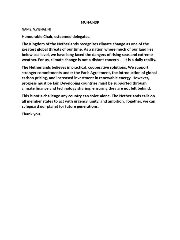 Gsl Speech (1) | PDF