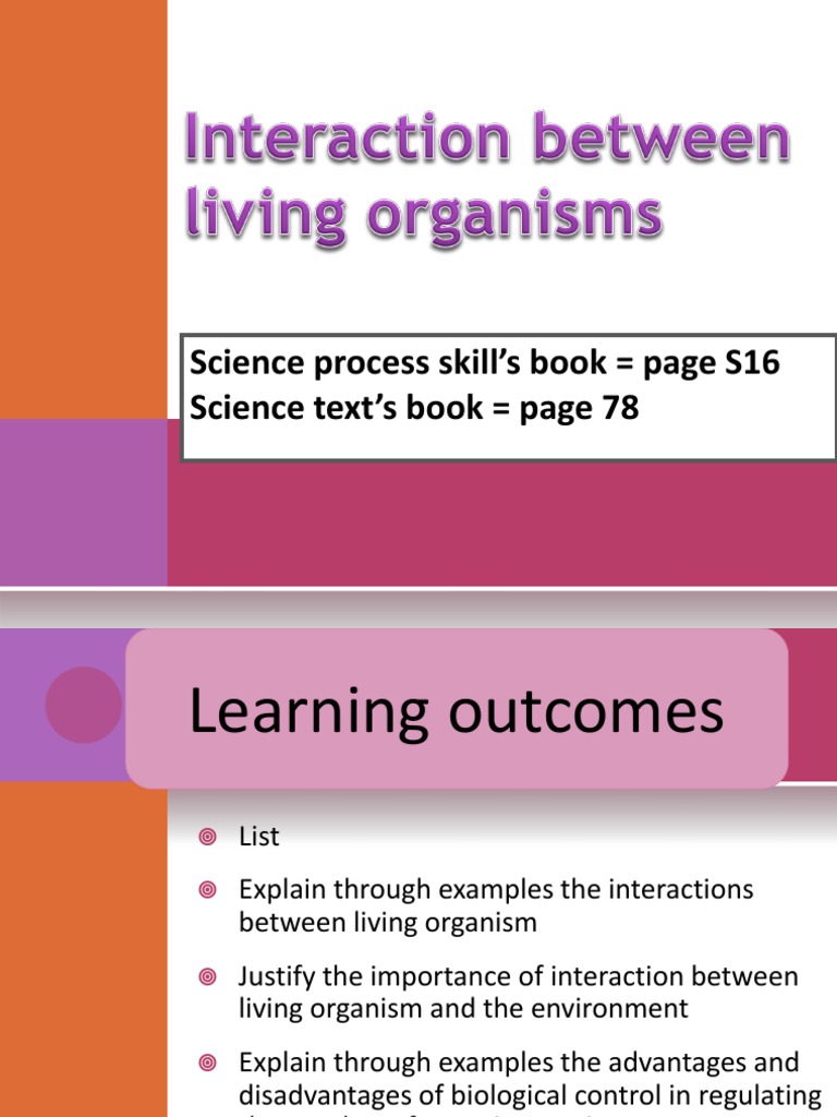 Biology Interaction Guide | PDF | Predation | Symbiosis