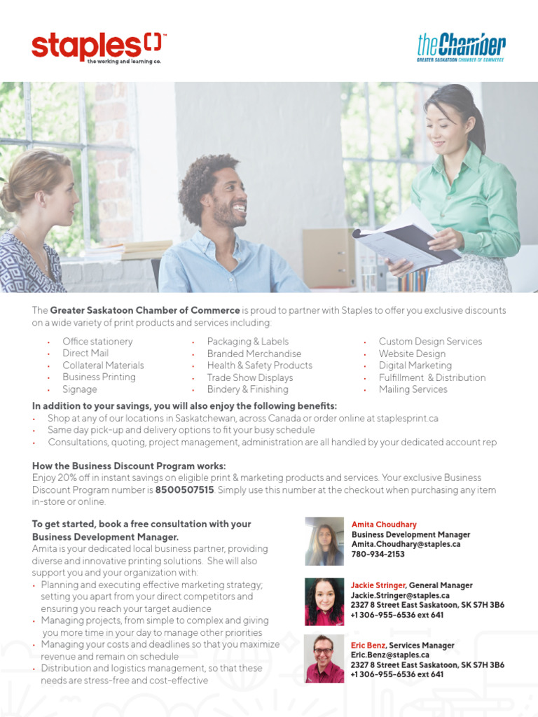 Staples Preferred Saskatoon Chamber v4 | PDF | Business Process ...
