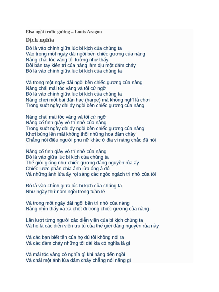 Elsa NG I Trư C Gương - 1 | PDF