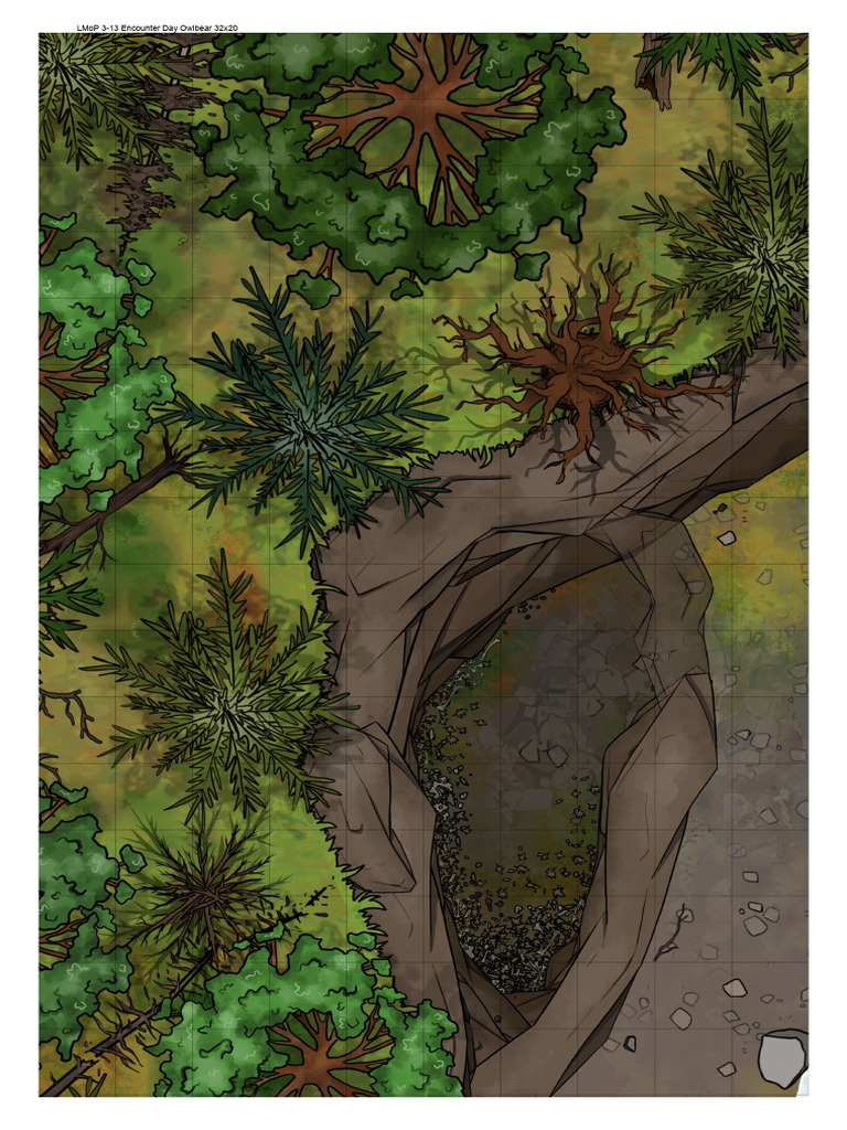 LMoP 3-13 Encounter Day Owlbear 32x20 | PDF