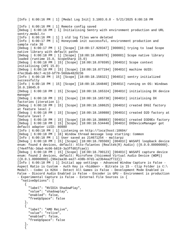 Medal Log 20250521 | PDF | Keyboard Shortcut | Graphics Processing Unit