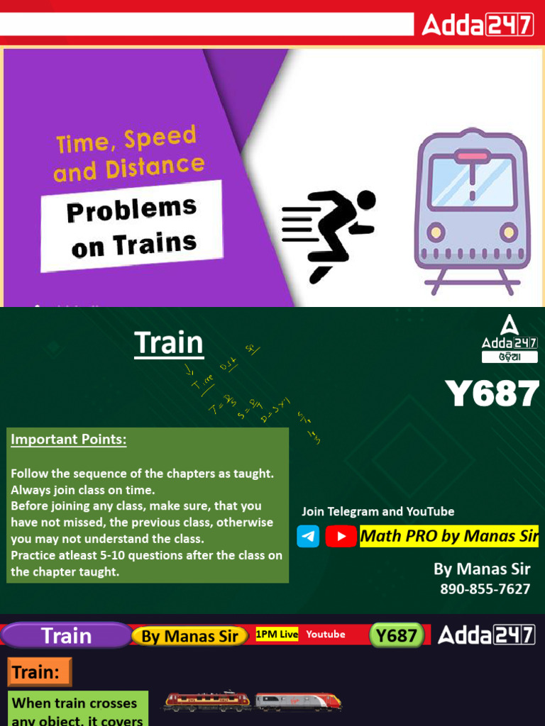 Train: by Manas Sir | PDF