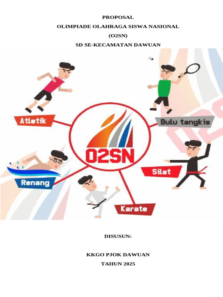 Proposal O2SN SD Kecamatan Dawuan 2025 | PDF