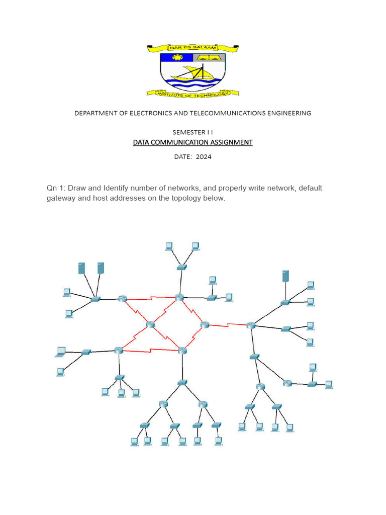 Data Communication Assignment - 250515 - 153816 | PDF