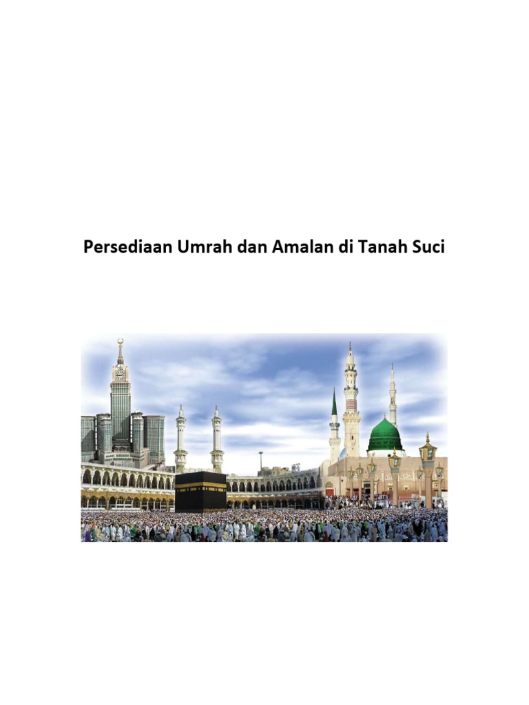 Persediaan Umrah dan Amalan di Tanah Suci | PDF