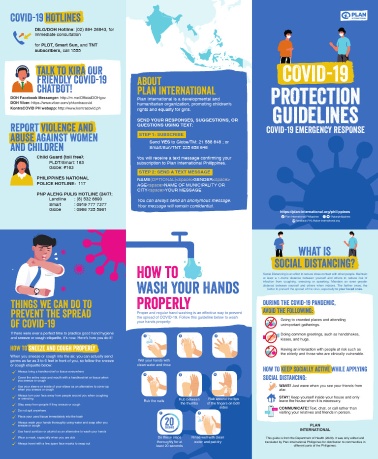 IEC Material Philippines Covid19 Protection Guideline Brochure | PDF ...