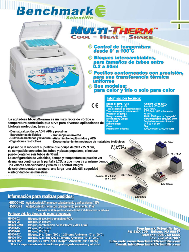 H5000-HC (MultiTherm) Spanish | PDF