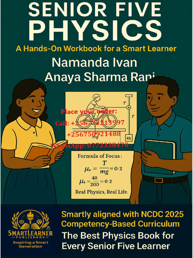 Senior Five Physics Workbook Guide | PDF | Friction | Force