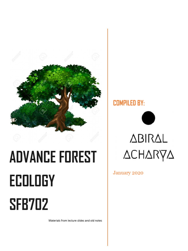 Advance Forest Ecology | PDF | Ecosystem | Primary Production