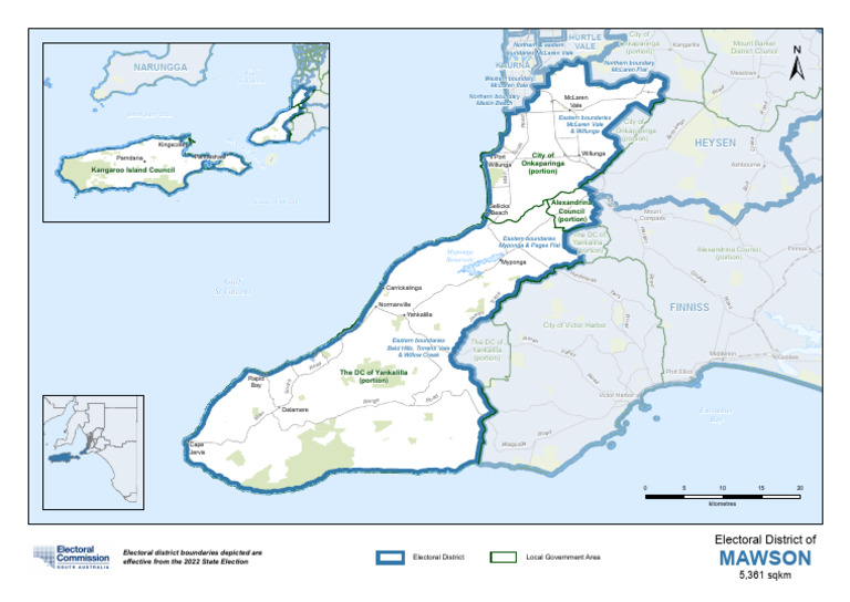 2022 Electoral District of Mawson | PDF | South Australia