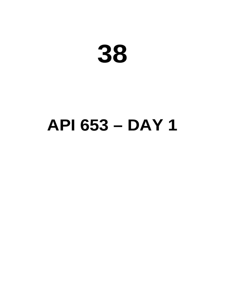 API 653 Day1 | PDF | Welding | Construction