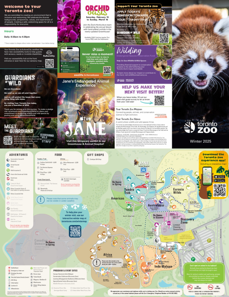 TorontoZoo Map VisitorGuide | PDF