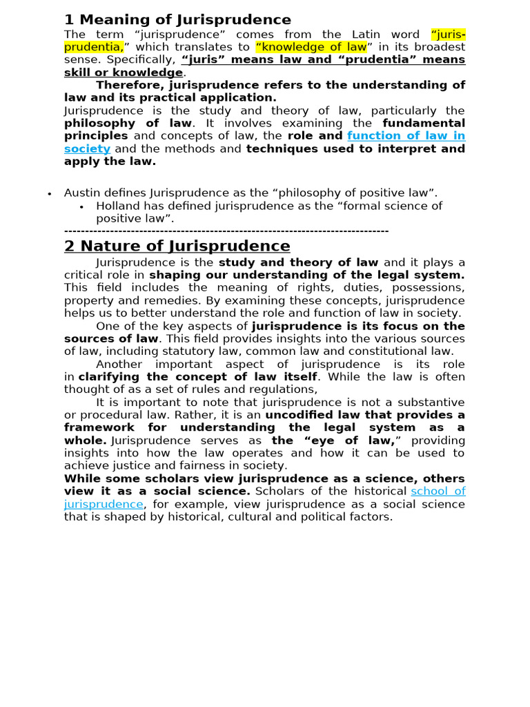 Meaning Nature and Scope | PDF