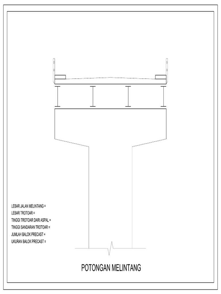 Potongan Melintang Jembatan | PDF