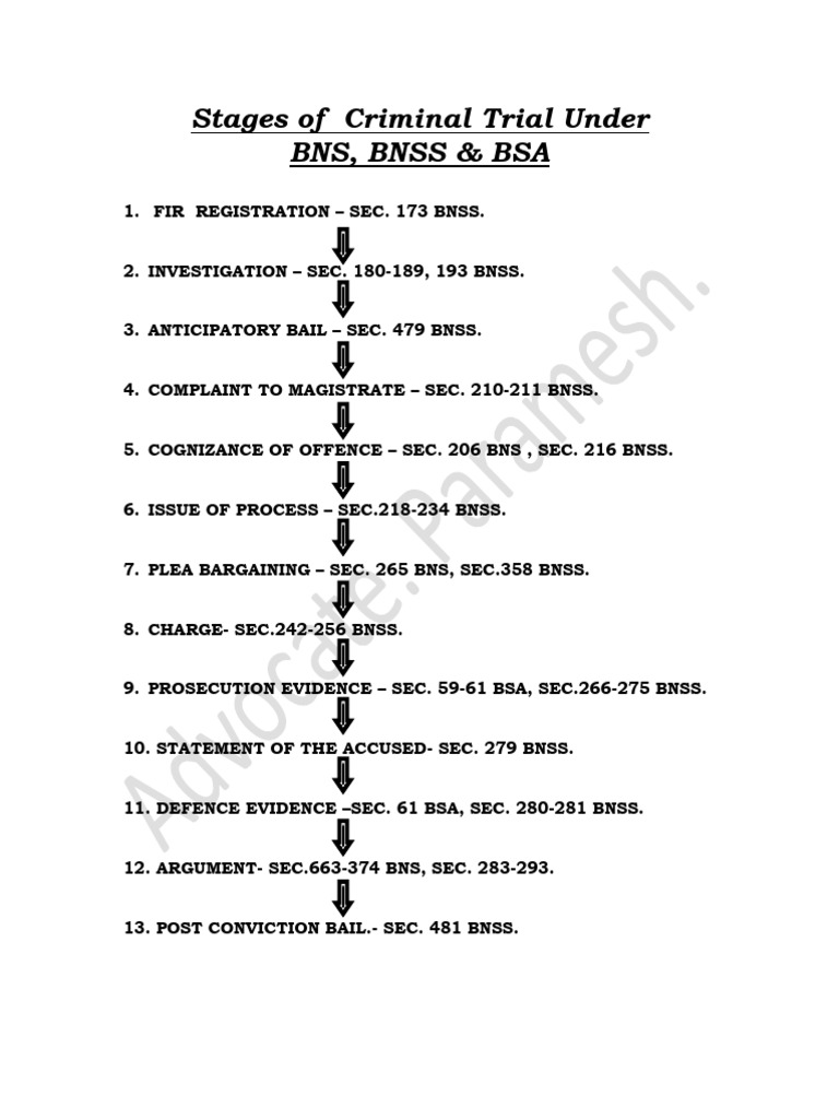 Stages of Criminal Trial Under | PDF