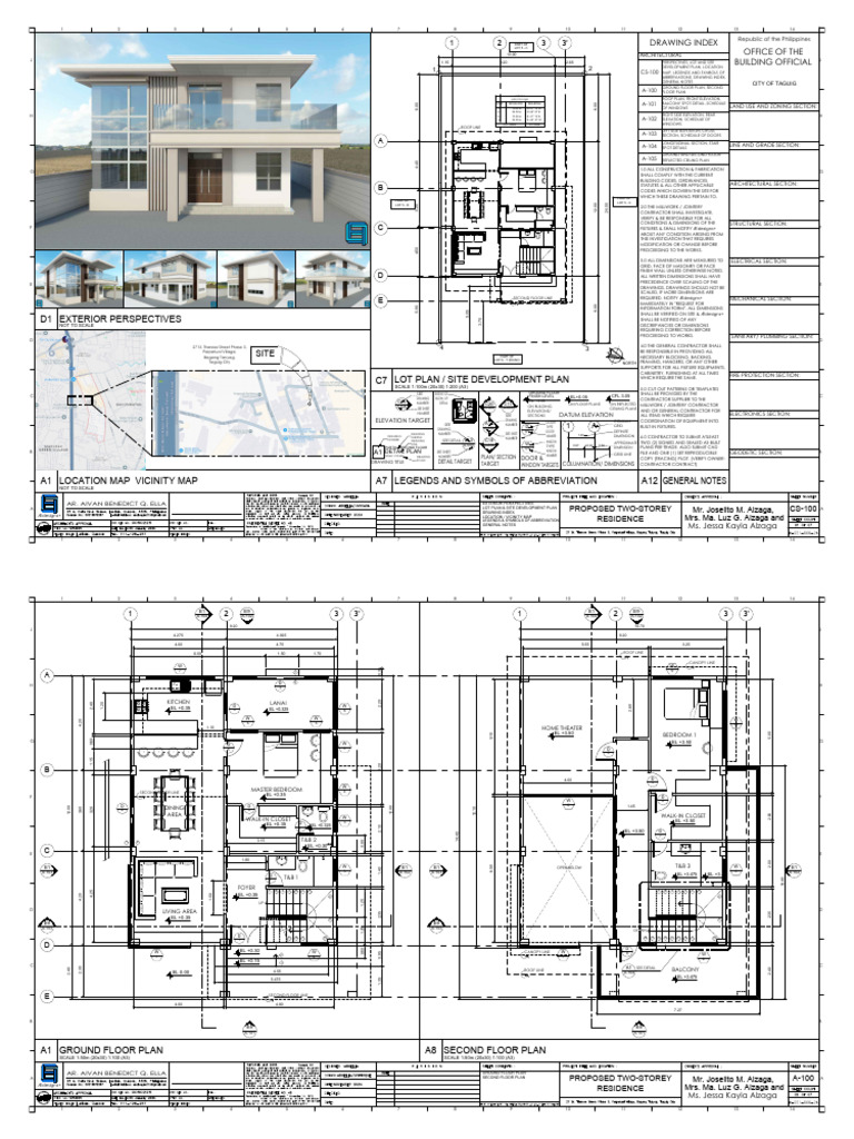 Alzaga Residence | PDF | Civil Engineering