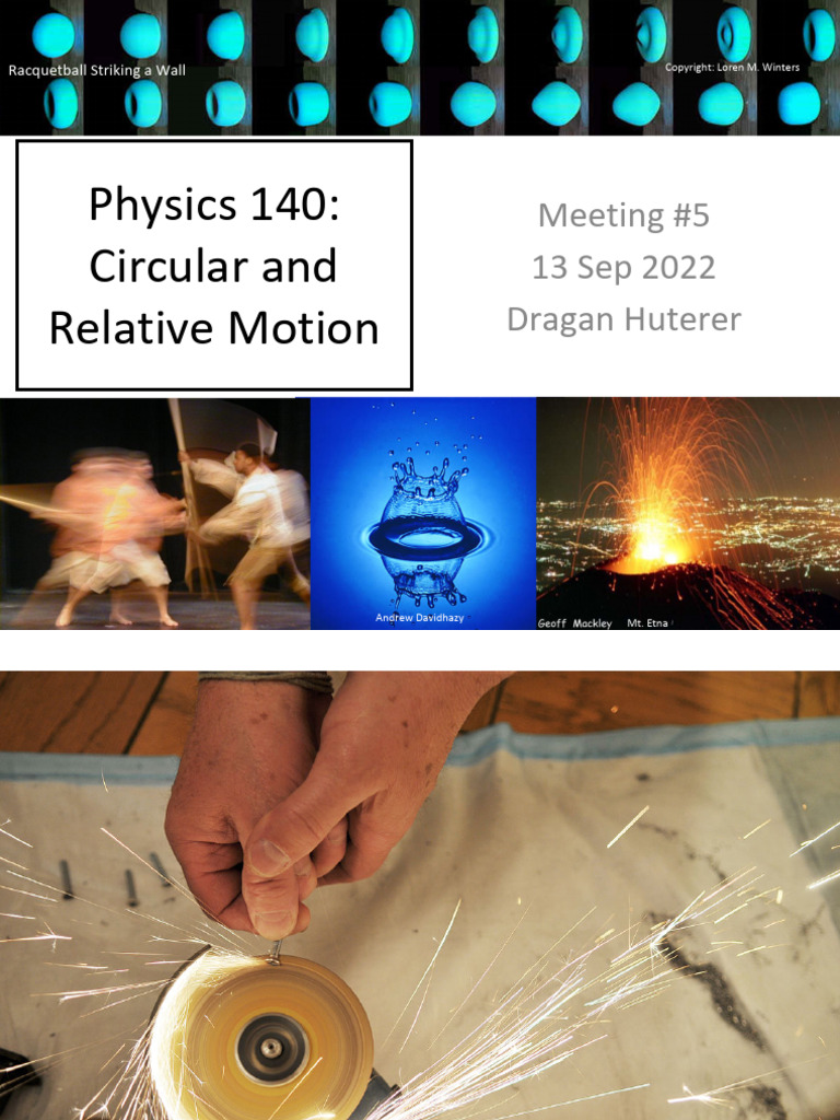 Lec05 Circ Rel Motion-Dragan | PDF | Acceleration | Velocity
