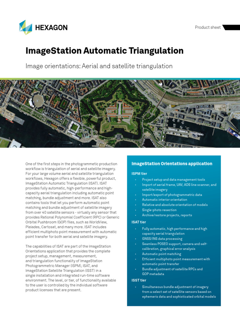 ImageStation - Automatic Triangulation Sheet | PDF | Applied Mathematics