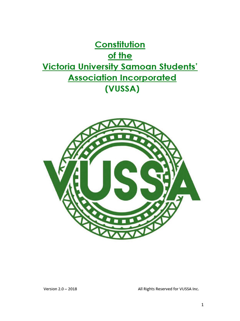 Samoan Students Constitution | PDF | Samoa | Loans