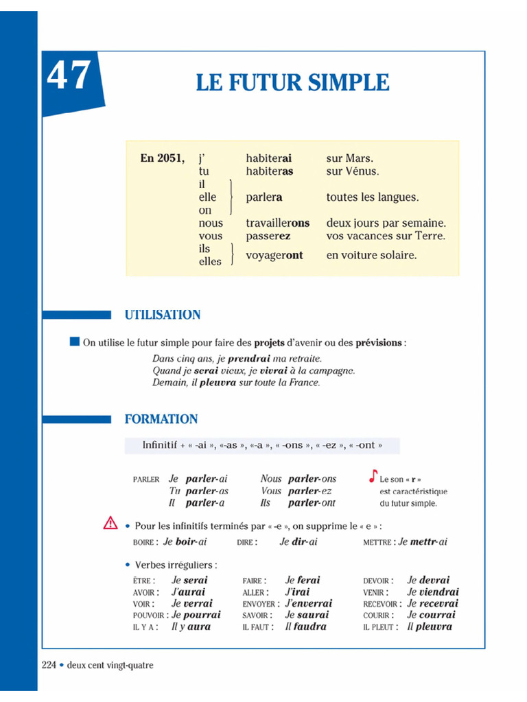 Le Futur Simple | PDF