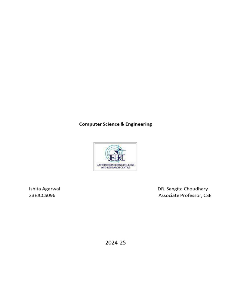 IshitaAgarwal Report Final2024 | PDF | Method (Computer Programming) | Class (Computer Programming)