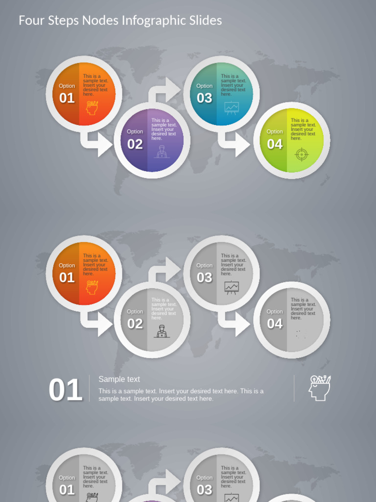 Four Steps Nodes Infographic Guide | PDF