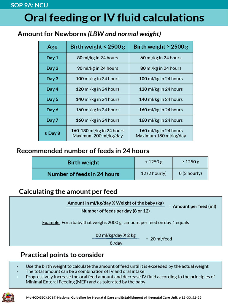 9A Feeding Calculations | PDF