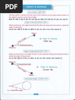 Height and Distance Problems Solutions | PDF | Distance | Length