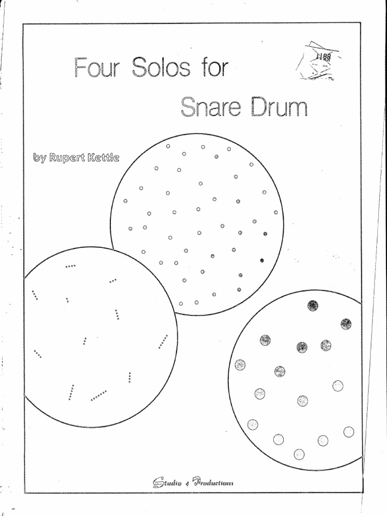 Four Solos For Snare Drum - Kettle, Rupert | PDF