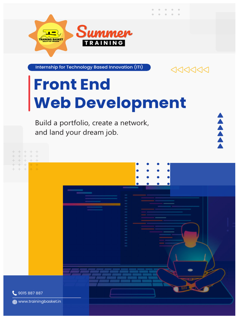 Front End Web Development Internship Program | PDF | Html Element ...
