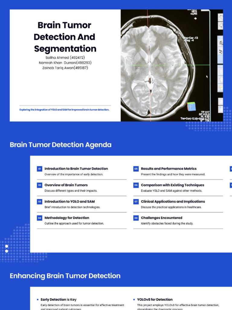 Brain Tumor Detection With YOLO and SAM PDF | PDF | Accuracy And ...