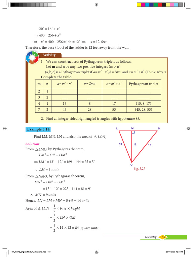 Class 8 Mathematics English Medium-2024 Edition-www.tntextbooks.in-pages-4 | PDF | Triangle ...