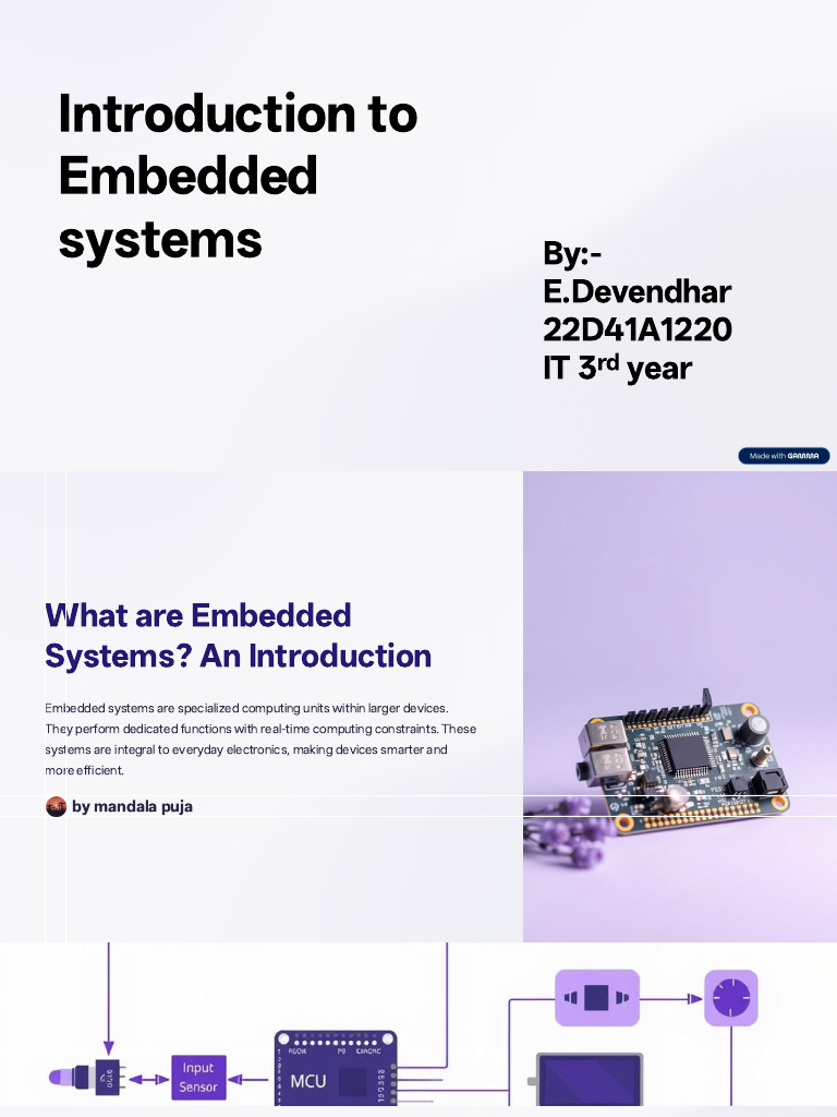 What Are Embedded Systems An Introduction | PDF | Embedded System | System