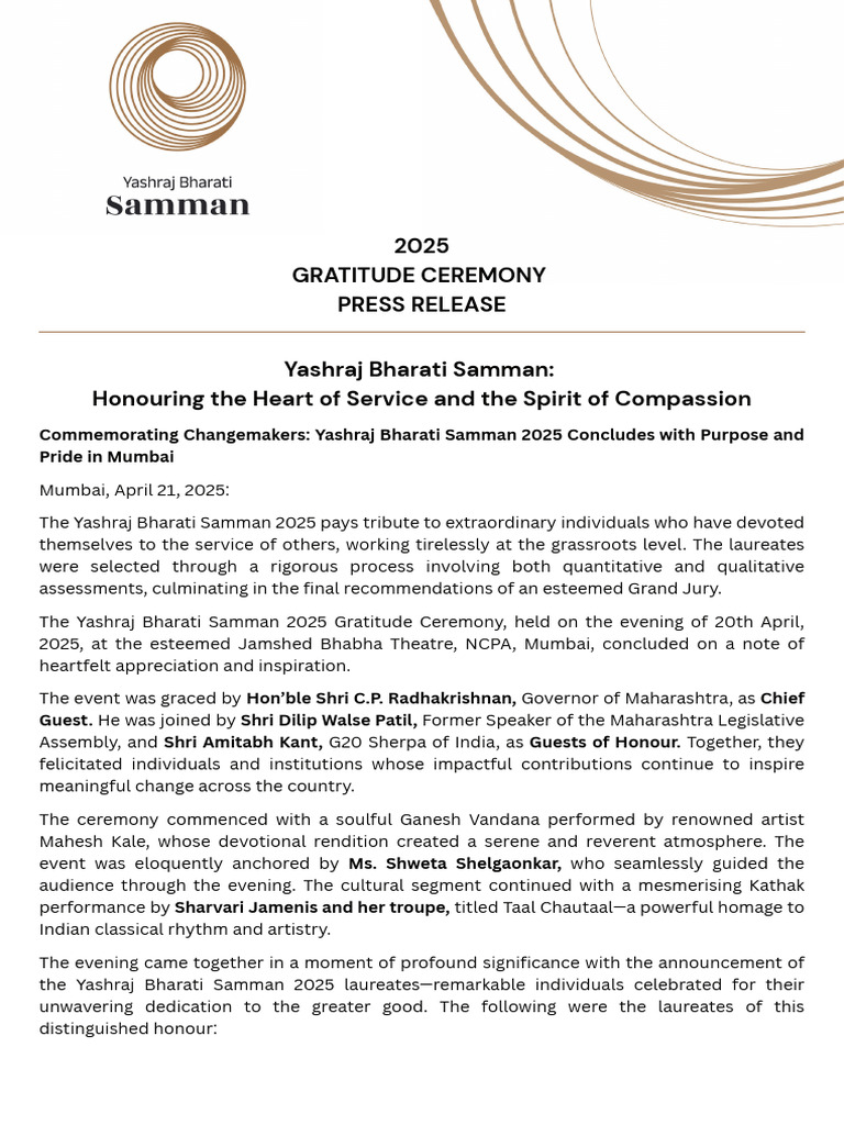 YBS 2025 Press Releases Print Copy HIN | PDF