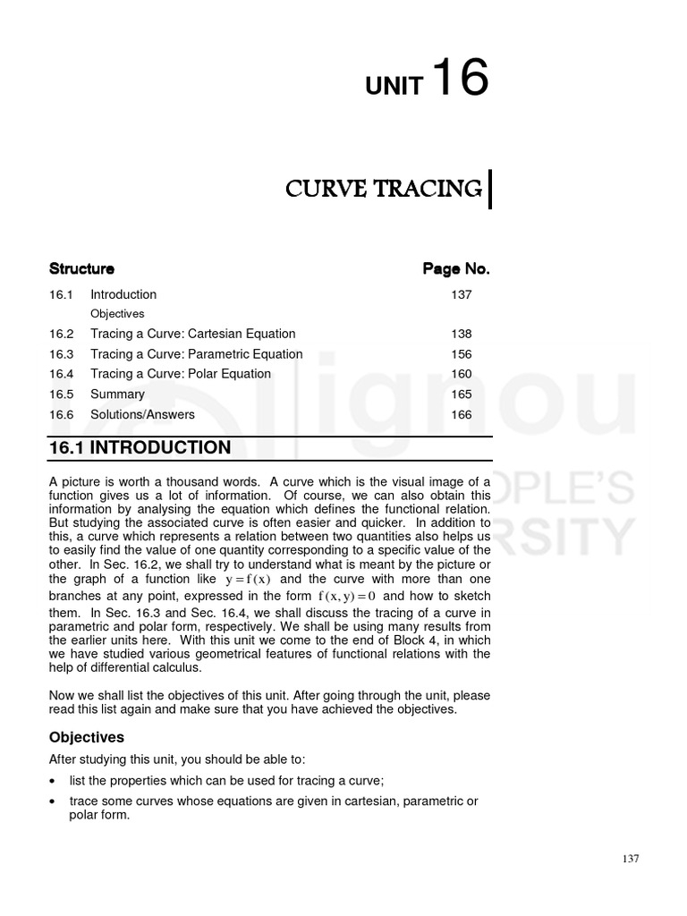 Curve Tracing Techniques Explained | PDF | Function (Mathematics) | Curve