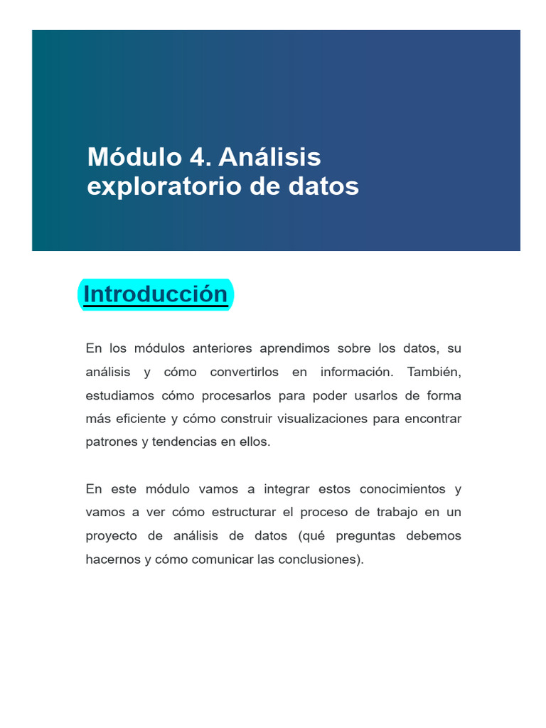 Análisis Exploratorio de Datos: Hipótesis y Validación | PDF ...
