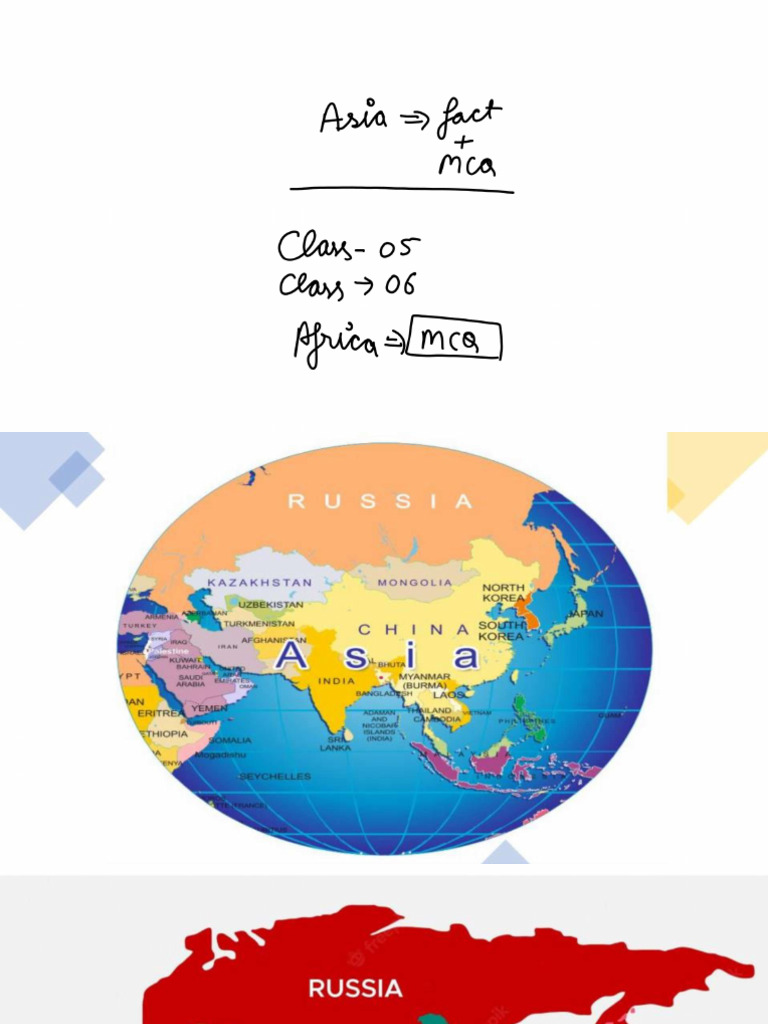 Asia Test (WOrld Geography) | PDF