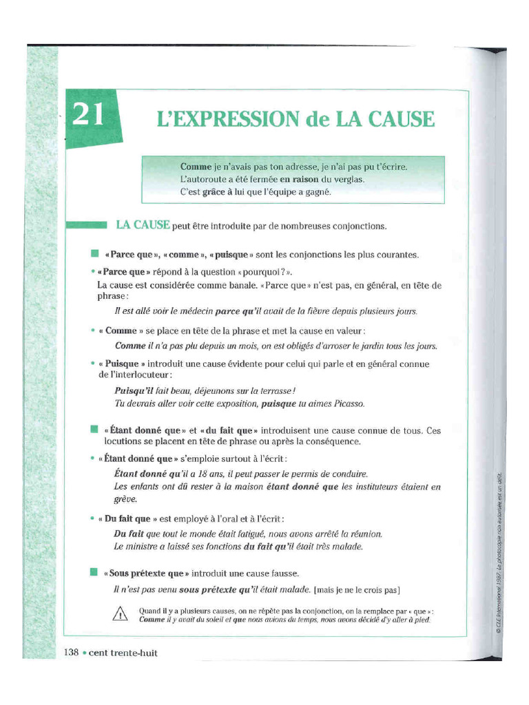 Explication de La Cause | PDF